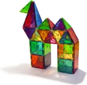 MAGNA-TILES® Magnetická stavebnice Clear Colours / 100 dílků