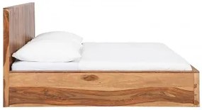 Přírodní dřevěná postel Palison