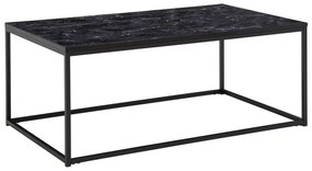 Bruxxi Konferenční stolek Lipan, 100 cm, černá