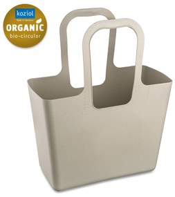 TASCHE XL plážová taška, zásobník, stojan na časopisy a noviny a na hračky Písková Organic KOZIOL