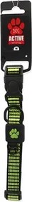 ACTIVE DOG Obojek Strong M limetka / Pro psy / Nylonový / 2x34-49 cm