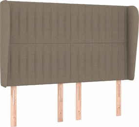 Box spring postel s matrací taupe 140x190 cm textil 3128121