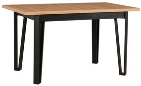 Jídelní stůl IKON 5 + doprava zdarma deska stolu ořech, nohy stolu / podstava černá