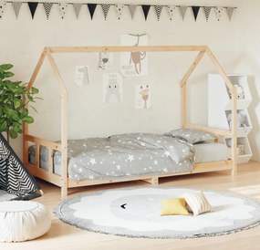 vidaXL Dětská postel 90 x 200 cm masivní borové dřevo [835718] Barva: Přírodní