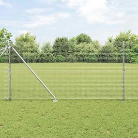 Svařované drátěné ploty s hroty 50 x 1,2 m Pozinkovaná ocel 3352003