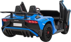 Dětské elektrické autíčko Lamborghini Aventador SV 24 V modré