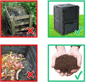 Zahradní kompostér, uzavřený- 300 l