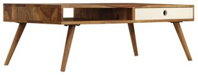 Konferenční stolek z masivního sheeshamu 110 x 50 x 35 cm - Default Title