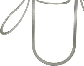 Odkládací stolek Trixy 56 cm stříbrný