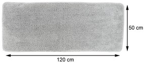 Předložka do koupelny Marlet, 50x120 cm, šedá