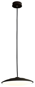 Mantra 8106 Slim, černé závěsné svítidlo LED 16W 3000K, průměr 25cm