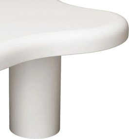 Konferenční stolek Vercelli, 100 cm bílý