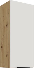 ARIA az | horní skříňka 40 G-90 1F policová | 40 cm | VYSOKÁ | ANTI FINGERPRINT povrch | artisan/bílá