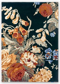 Sanderson Stapleton park 45318 250x350cm Navy Burnt Orange