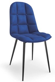 Designová židle Brenna tmavě modrá