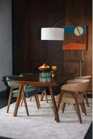 Jídelní stůl s deskou v dekoru jasanového dřeva 95x180 cm Adamello – Dutchbone