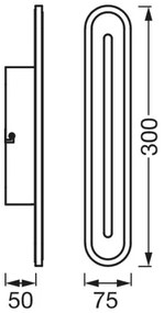 Ledvance-LED Stmívatelné koupelnové svítidlo SMART+ BATH LED/13W/230V IP44 Wi-Fi