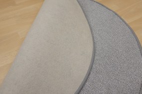 Vopi koberce Kusový koberec Porto šedý kruh  - 160x160 (průměr) kruh cm