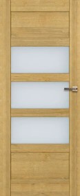 Interiérové dveře vasco doors BRAGA model B Průchozí rozměr: 70 x 197 cm, Orientace dveří: Levé dveře, Dekor: Dub riviera