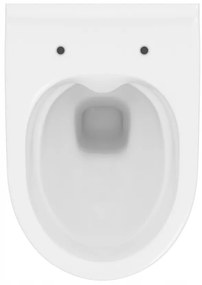 Cersanit Mille Plus CleanOn, závěsná wc mísa bez sedátka, bílá, K675-007
