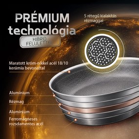 Pánev Ø 20 cm, v: 4,5 cm — Orion Expert Hybrid Multi-Layer Lunasol - 601420