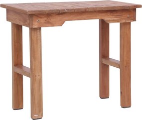 Přístavný stolek 70 x 35 x 60 cm masivní mahagonové dřevo 283915