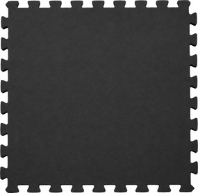 V2 Sada 6 ochranných podložek na podlahu 61x61cm – černá