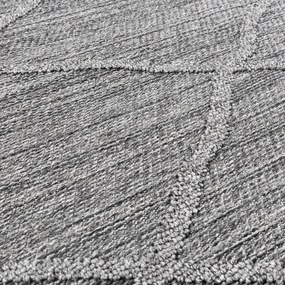 Ayyildiz, Kusový koberec Patara 4952 Grey – na ven i na doma, 140x200, šedá, chodba / předsíň