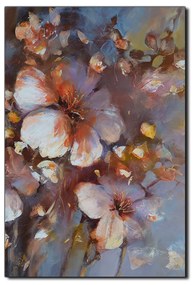 Obraz na plátně - Květ mandlí, reprodukce ruční malby - obdélník 7273A (90x60 cm  )