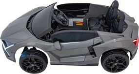 Elektrické autíčko Lamborghini Revuelto XL šedé