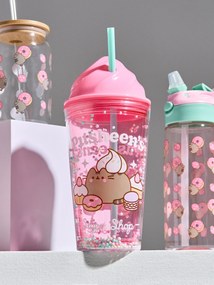 Sinsay - Znovu použitelný hrnek s brčkem Pusheen the Cat - vícebarevná