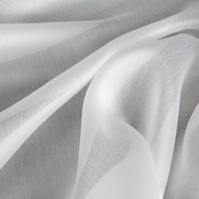 ZÁCLONA NA KROUŽCÍCH TIRSA 300X250 CM BÍLÁ