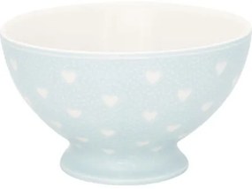 GreenGate Porcelánová polévková miska Penny Pale Blue  600ml