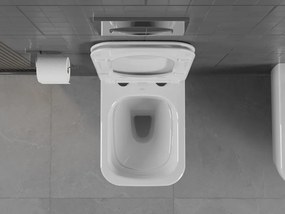 Mexen STELLA, závěsné wc s pomalu padajícím WC sedátkem, 51 x 35 cm, bílá, 30680900