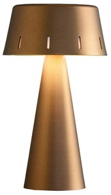 Stolní lampa OLEV Makà LED s dobíjecí baterií, leštěná