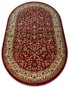 Oválný koberec ROYAL ADR 1745 bordó Rozměr: 150x250 cm