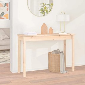 vidaXL Konzolový stolek 110 x 40 x 75 cm masivní borové dřevo [814243] Barva: Přírodní