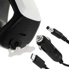Adler AD 7059 černá / Vysavač do auta / 0.45L / 5500 Pa / 3600 mAh / 6