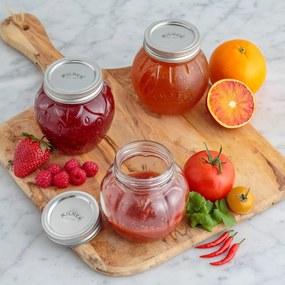 Kilner Fruit Preserve zavařovací sklenice s víčkem, 0,4 l, jahoda, 0025.582