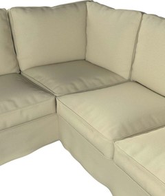 Potah na pohovku IKEA  Ektorp rohová barva ekr látka lesklé, sametová
