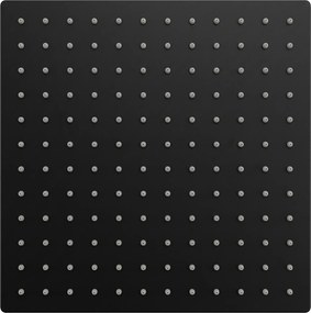 Rea Rea, čtvercová hlavová sprcha 30x30 cm, nerez, JS-P015B, černá matná, REA-P0613