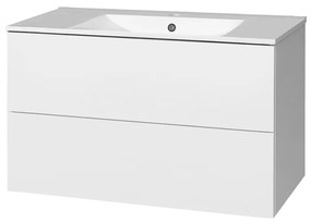 Mereo Mereo, Aira, koupelnová skříňka s keramickým umyvadlem 101 cm, CN712