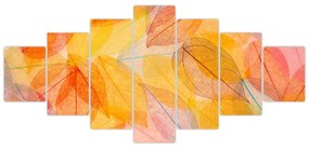 Obraz - Pozadí z podzimního listí (210x100 cm)