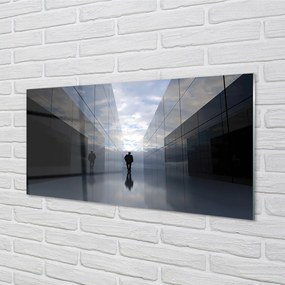akrylový obraz zrcátka nebe 140x70 cm