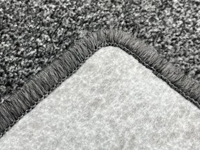 Vopi | Kusový koberec Matera antraciet - Kruh 57 cm průměr