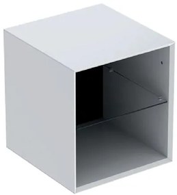 Geberit ONE - Boční skříňka 450x492x470 mm, otevřená, lesklá bílá 505.079.00.1