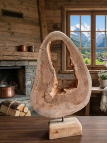 Dřevěná dekorace TEAK 45