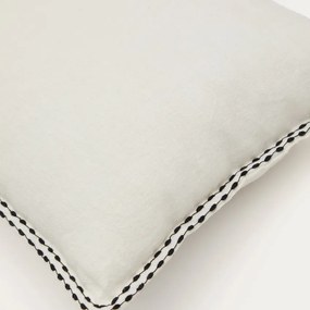 Bílý povlak na polštář Kave Home Sinet 45 x 45 cm