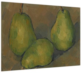 Obraz - Paul Cézanne, Three Pears, reprodukce (70x50 cm)