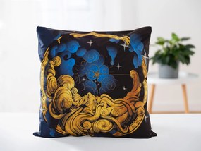 MK Lůžkoviny Povlak na polštář mikroplyš 45 x 45 cm - Buddha 2